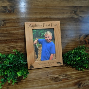 First Fish Frame | Fishing Frames | Custom Frames | Child's First Fish ...
