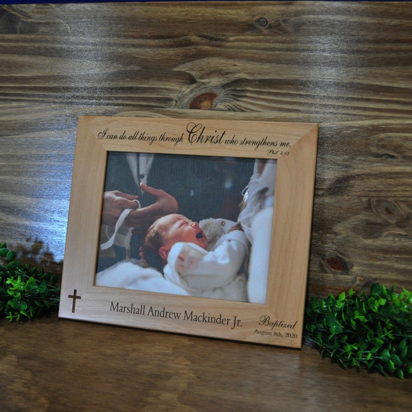 Baptism Frame - Etsy