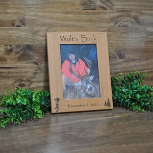 Deer Hunting Frame, First Buck, Personalized Buck Frame, Deer Hunting ...