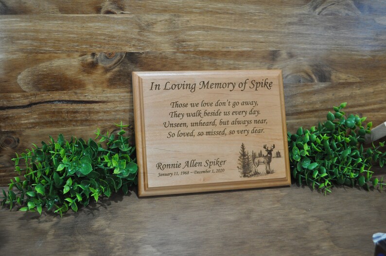 Deer Hunting Hunting Memorial Gift Sympathy Gift Sympathy - Etsy