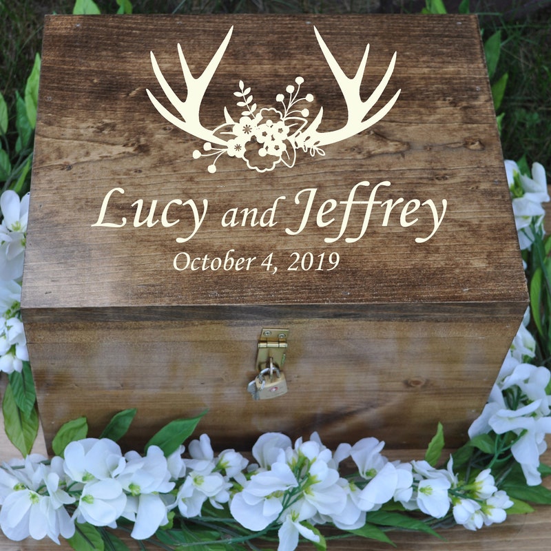 Rustic Wedding Box - Etsy