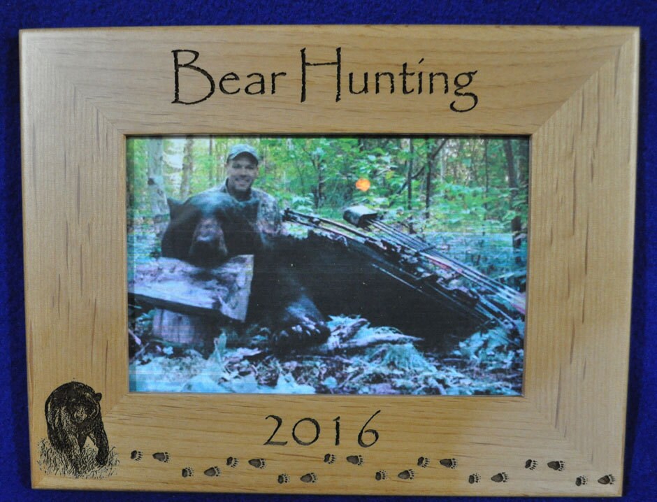 Hunting Frames Bear Hunting Frame Hunting Gift Gift for - Etsy