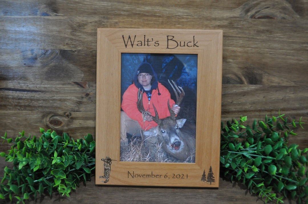 Deer Hunting Frame, First Buck, Personalized Buck Frame, Deer Hunting ...