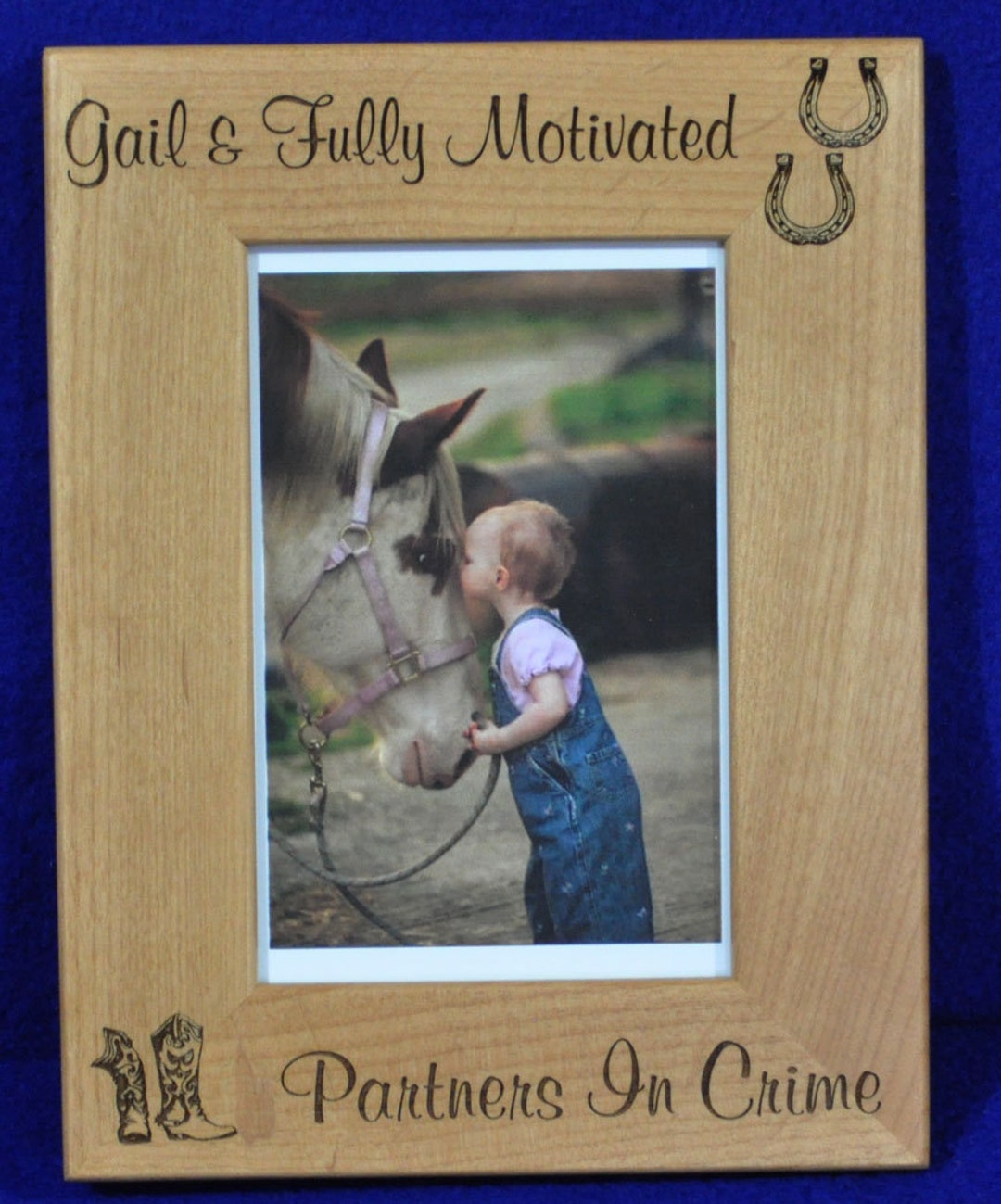 Horse Frame ~ Horse ~ Custom Picture Frame ~ Picture Frame ~ Horse ...