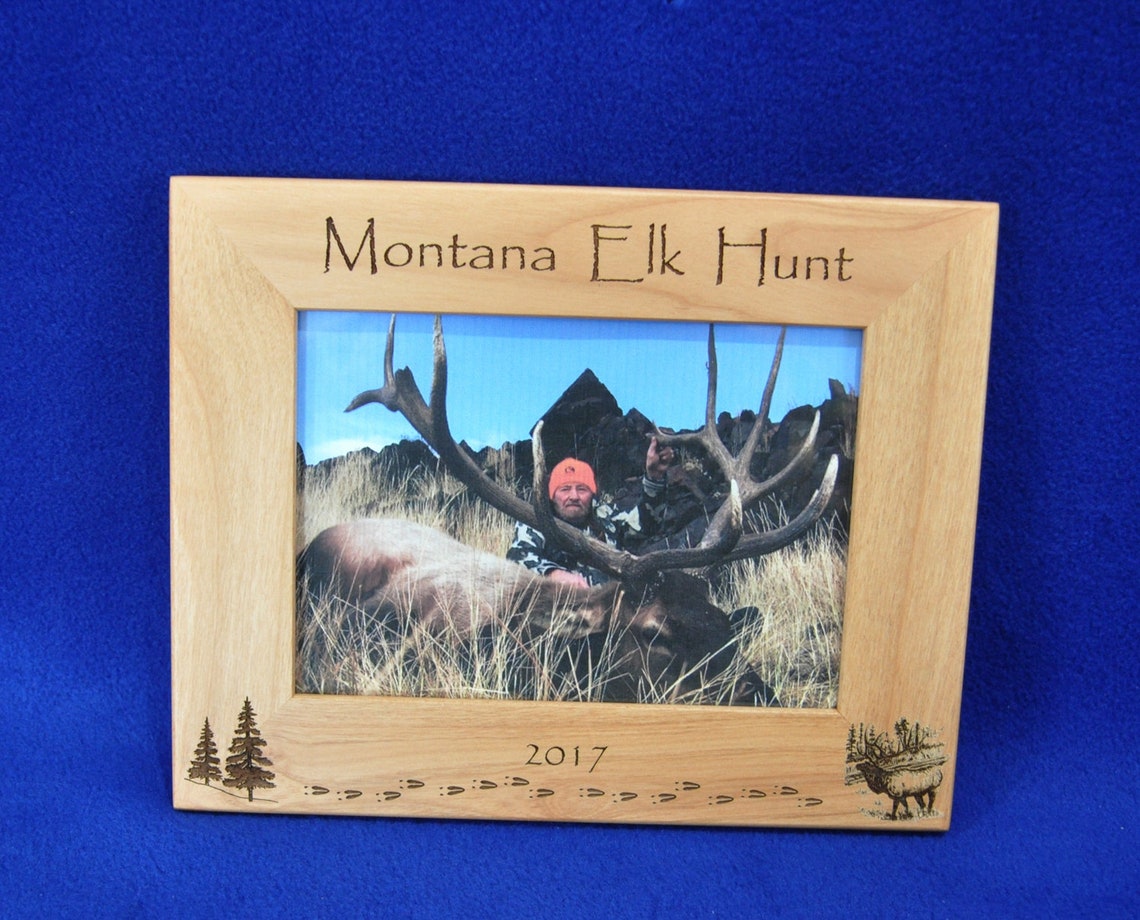 Hunting Elk Hunting Hunting Frame Hunting Gift Gift - Etsy