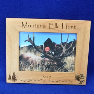 Hunting ~ Elk Hunting ~ Hunting Frame ~ Hunting Gift ~ Gift for Hunter ...