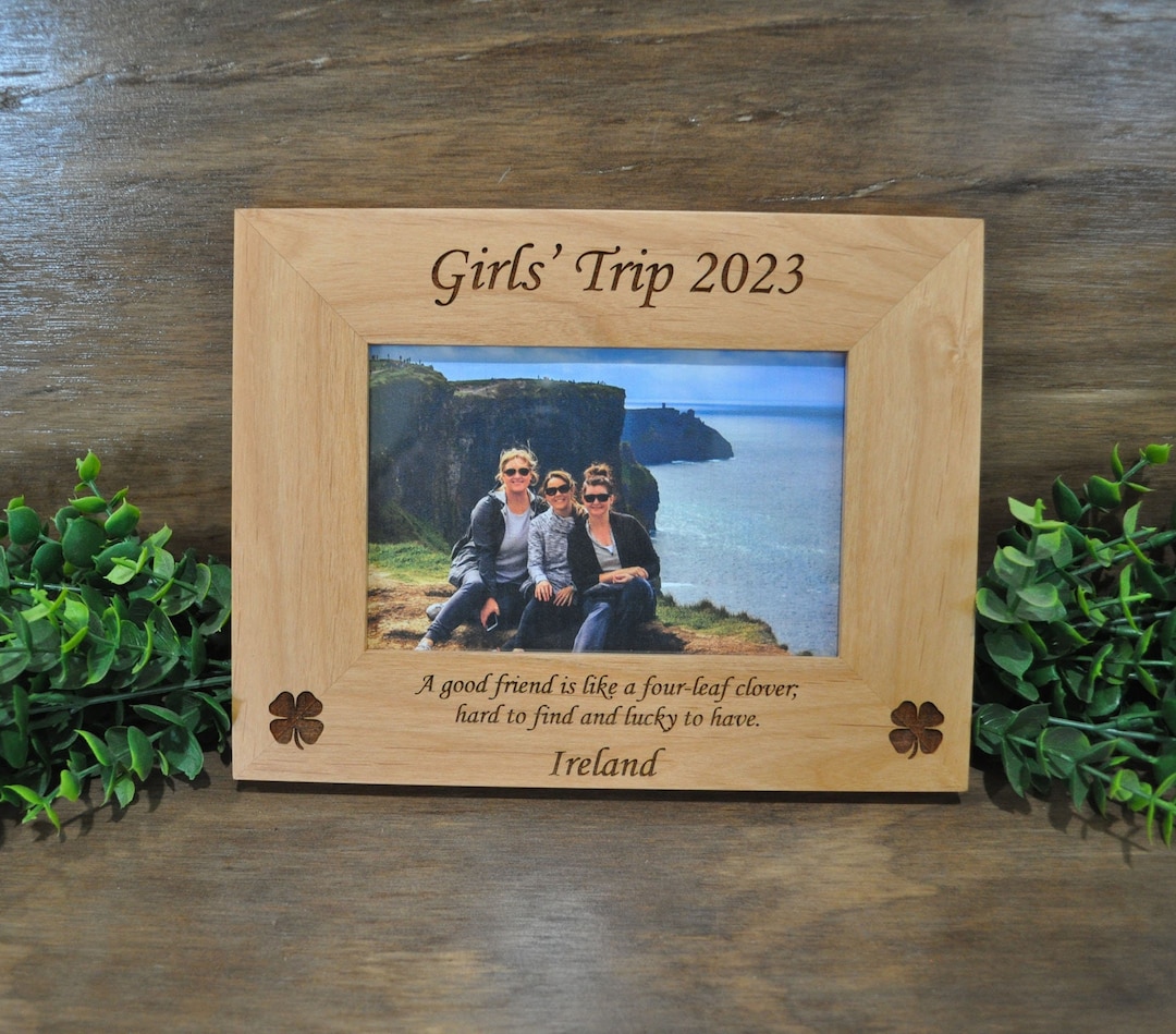 Vacation Frame, Trip Keepsake, Custom Picture Frame, Bucket List Trip ...
