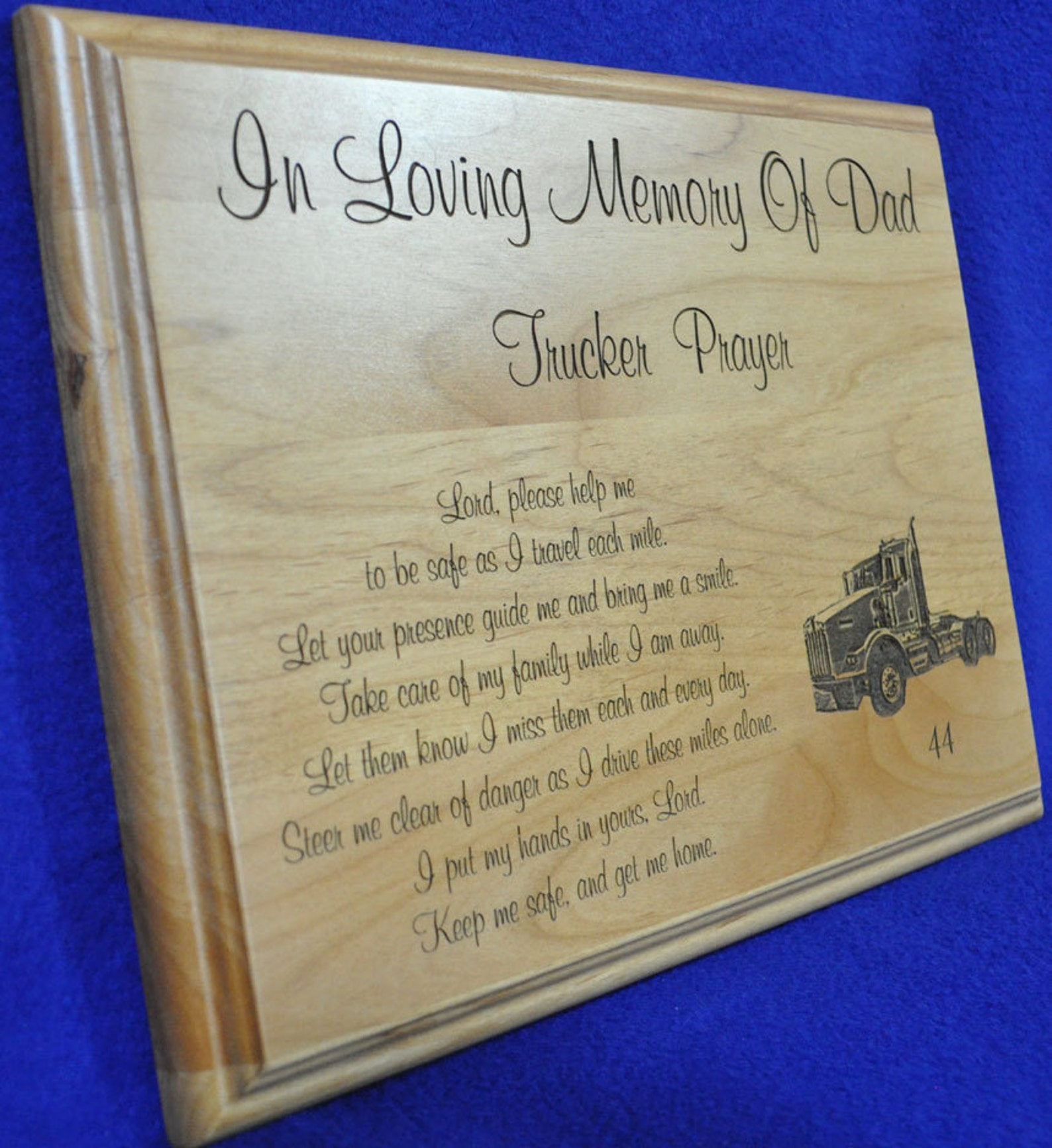 Truck Driver Gift in Loving Memory Memorial Gift - Etsy