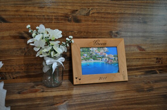 Vacation Frame Vacation Gift Custom Picture Frame - Etsy