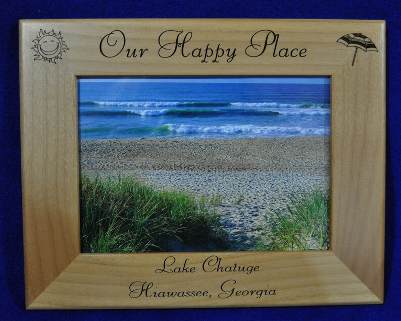 Vacation Frame Vacation Gift Picture Frame Engraved - Etsy