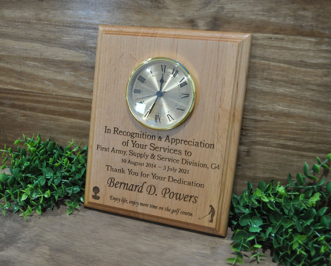 Employee Appreciation Gifts Retirement Gift Clock Gift | Etsy