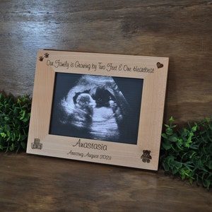 Pregnancy Announcement, Pregnancy Reveal, Baby Reveal, Ultrasound Frame ...