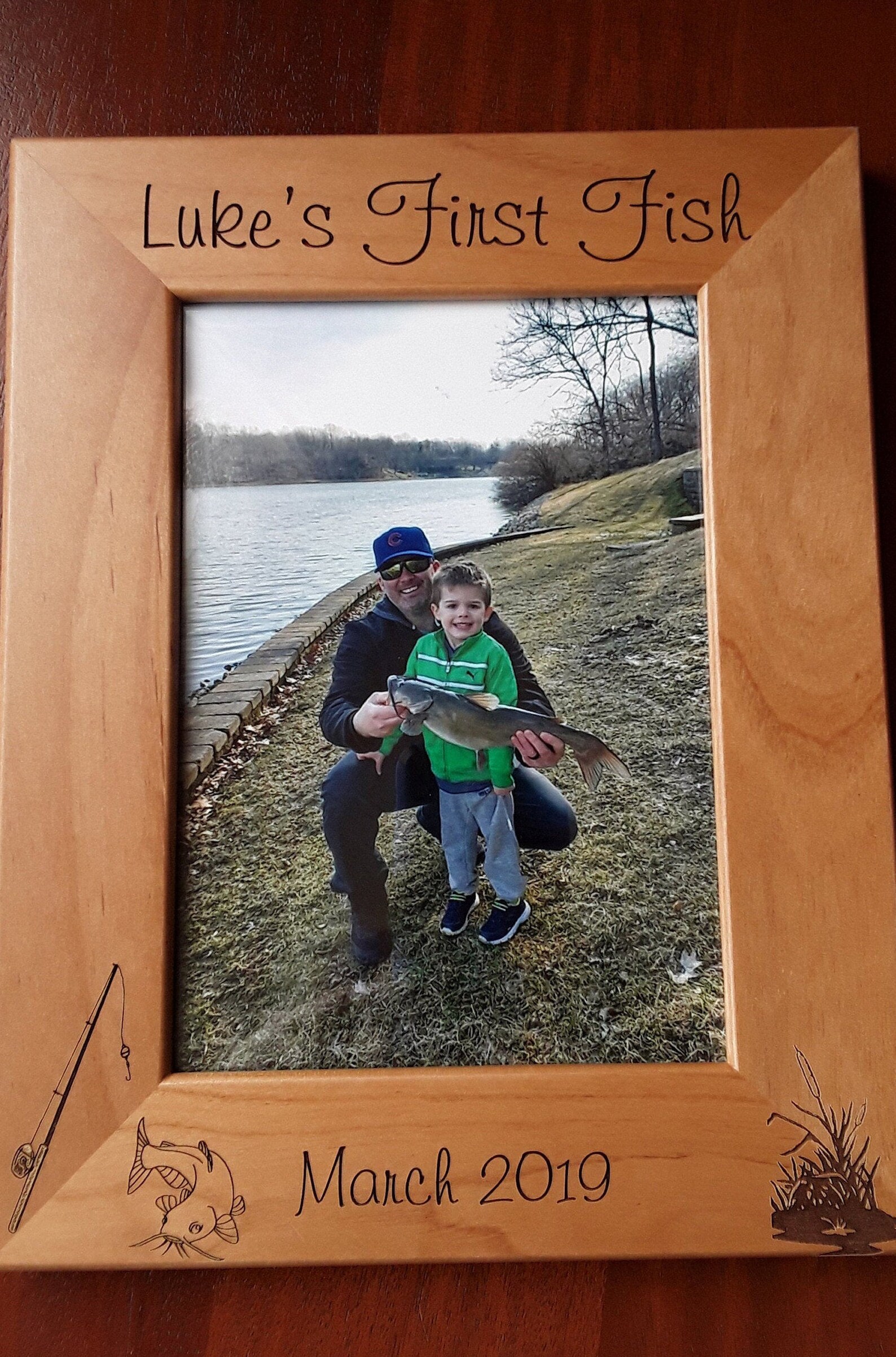 First Fish First Fish Frame Fishing Frames Custom Frames - Etsy