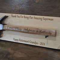 Retirement Plaque - Etsy