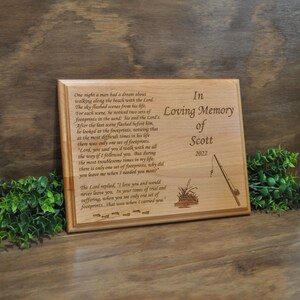 Fishing Memorial Gift, Sympathy Gift, Custom Fish Memorial, Funeral ...