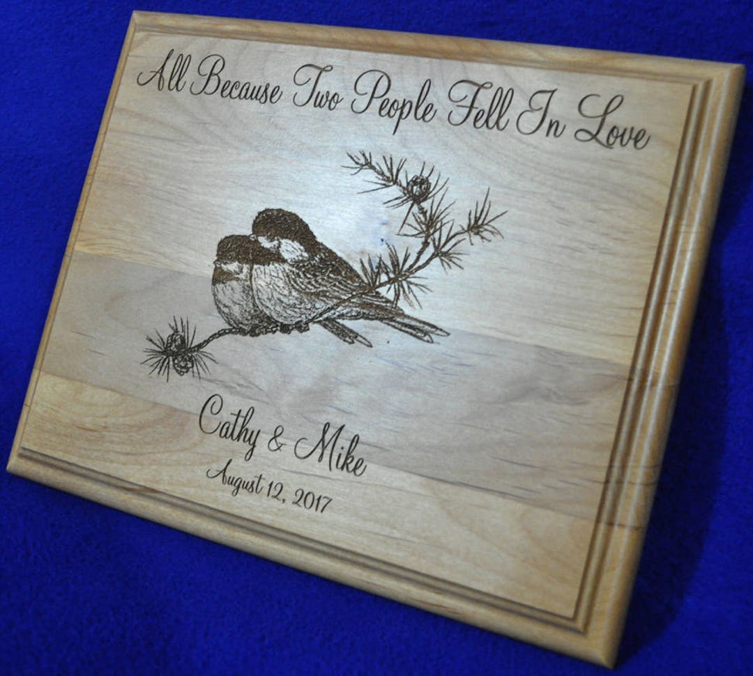 Wedding Gift for Couple ~ Gift for Couple ~ Engraved Wedding Gift ...