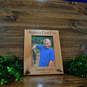 First Fish Frame | Fishing Frames | Custom Frames | Child's First Fish ...