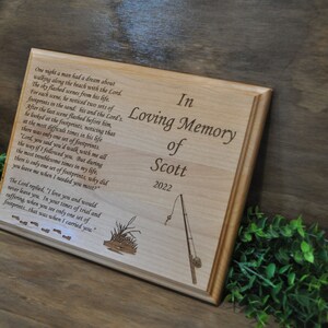 Fishing Memorial Gift, Sympathy Gift, Custom Fish Memorial, Funeral ...