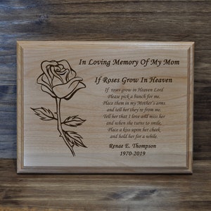 In Loving Memory ~ Sympathy Gift ~ Memorial Gift ~ Sympathy Gift for ...