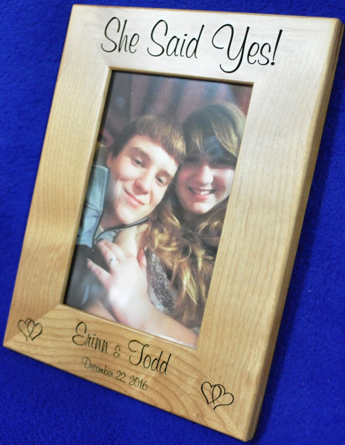 Engagement Frame ~ Wedding Proposal Frame ~ Gift for Engaged Couple ...