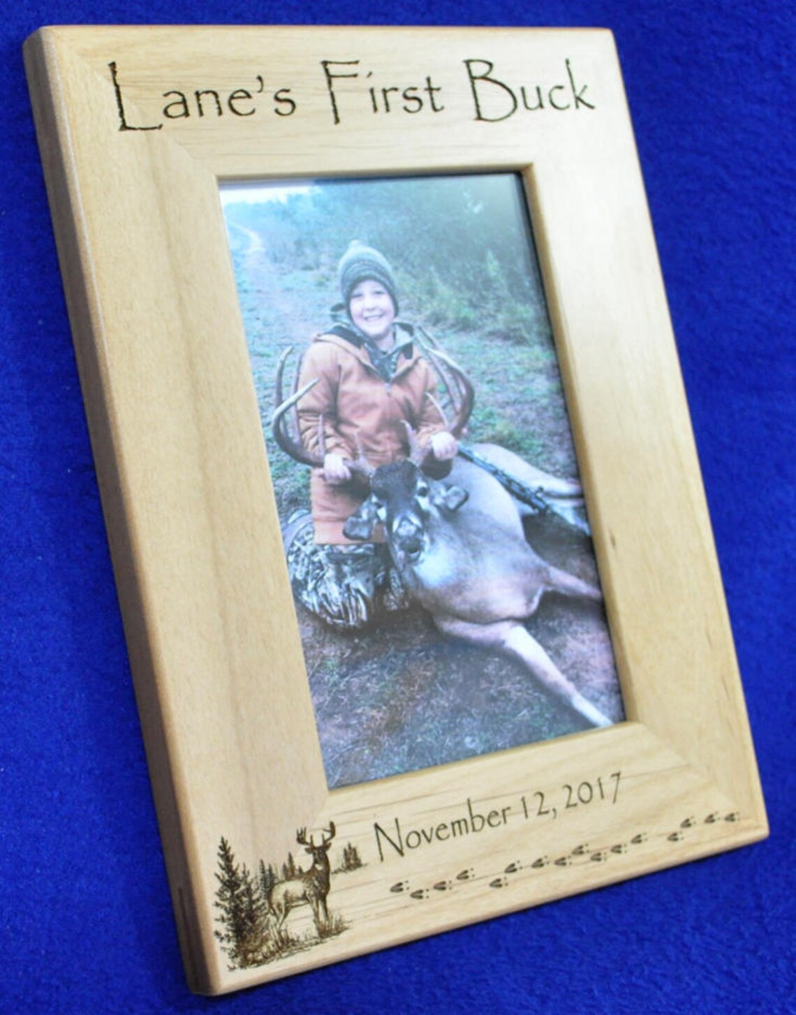 First Buck, First Deer, Deer Hunting Frame, Custom Frame, Childs First ...