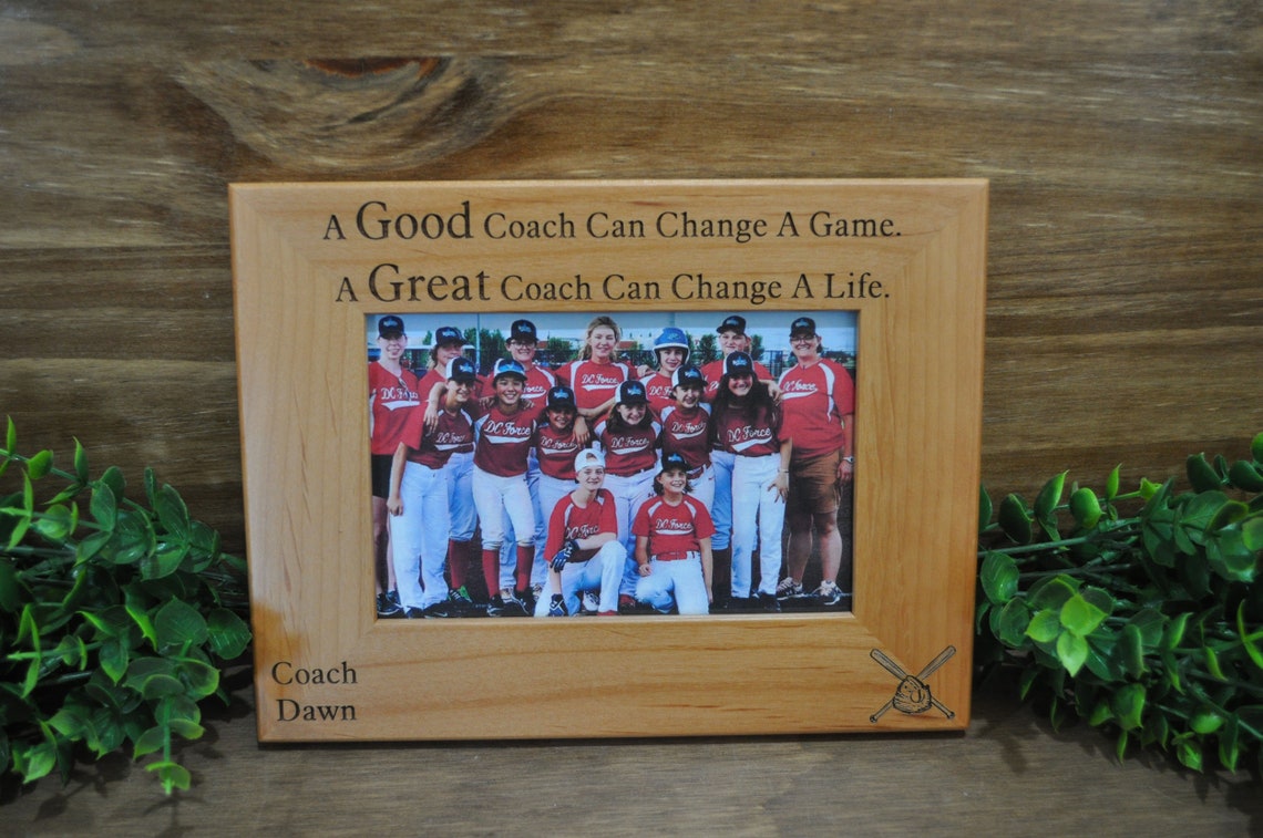 Coach Gift, Coach Frame, Baseball Coach Gifts, Baseball Gifts, Sports ...