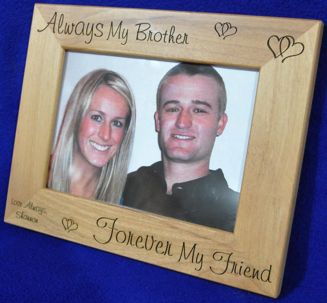 Gift for Brother ~ Picture Frame ~ Birthday Gift for Brother ~ Brother ...