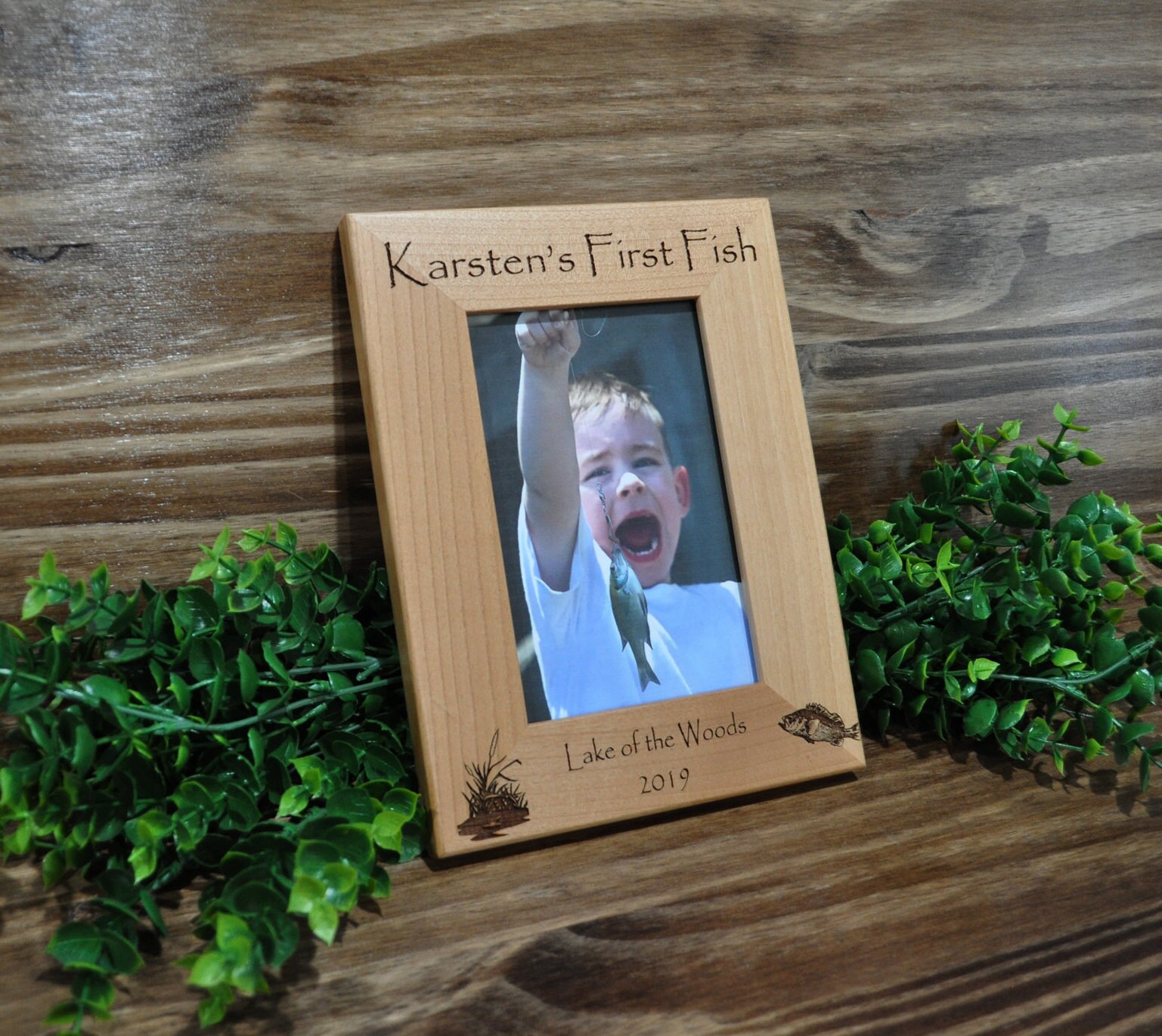 First Fish, Fishing, Child's 1st Fish, Custom Fish Frame, Picture ...
