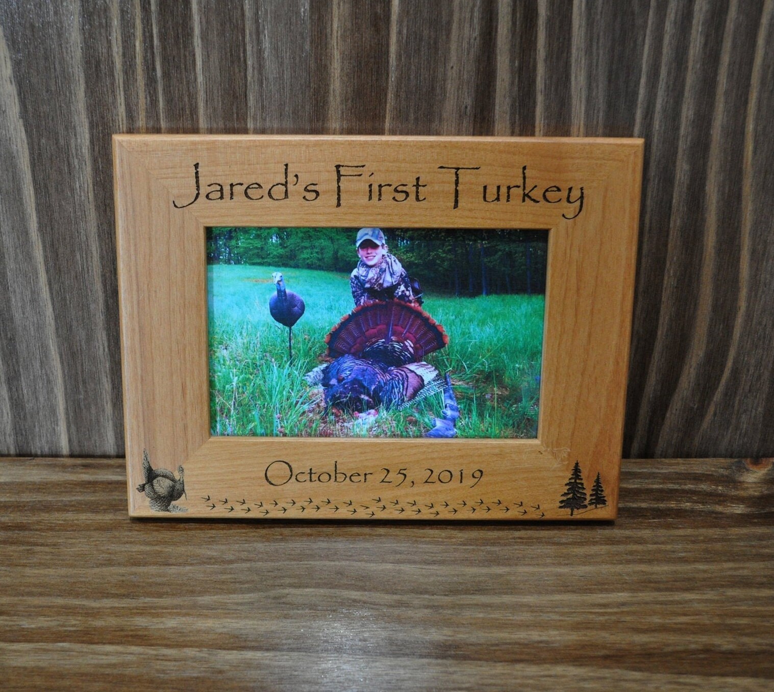 First Turkey Turkey Hunting First Turkey Frame 1st - Etsy