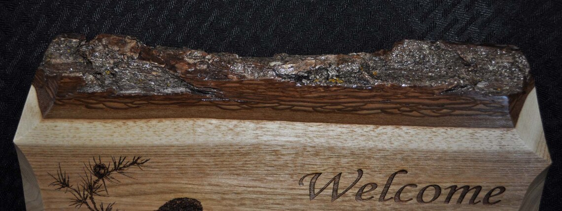 Welcome Sign. Live Edge. Grandma Gift. Reclaimed Wood. Bird Lover Gift ...