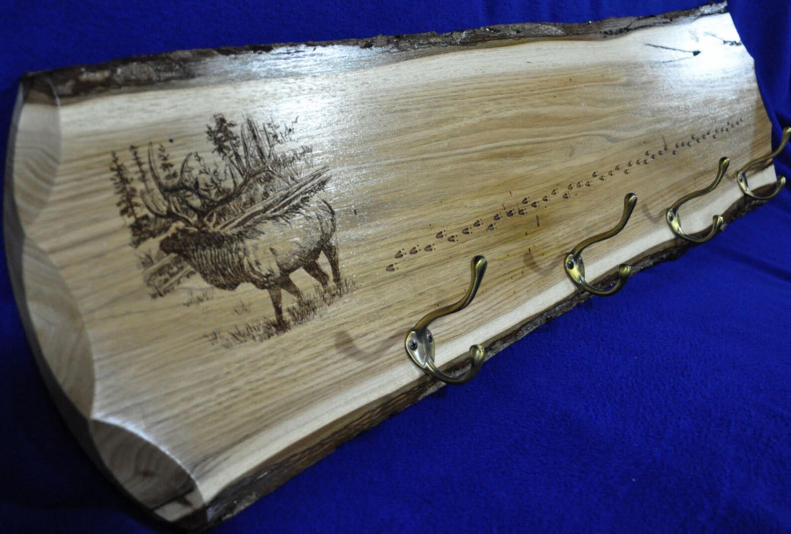 Elk Hunter Gifts ~ Gift for Husband ~ Elk Hunting ~ Live Edge ...