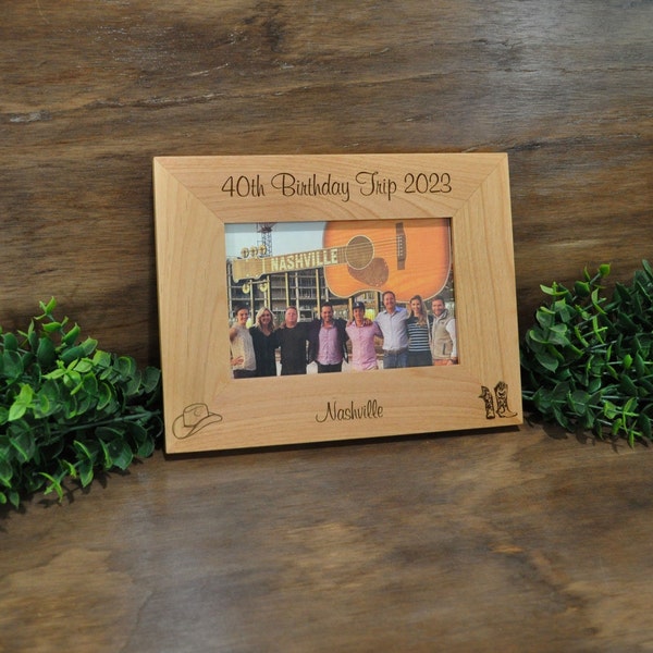 40th Birthday Picture Frames - Etsy