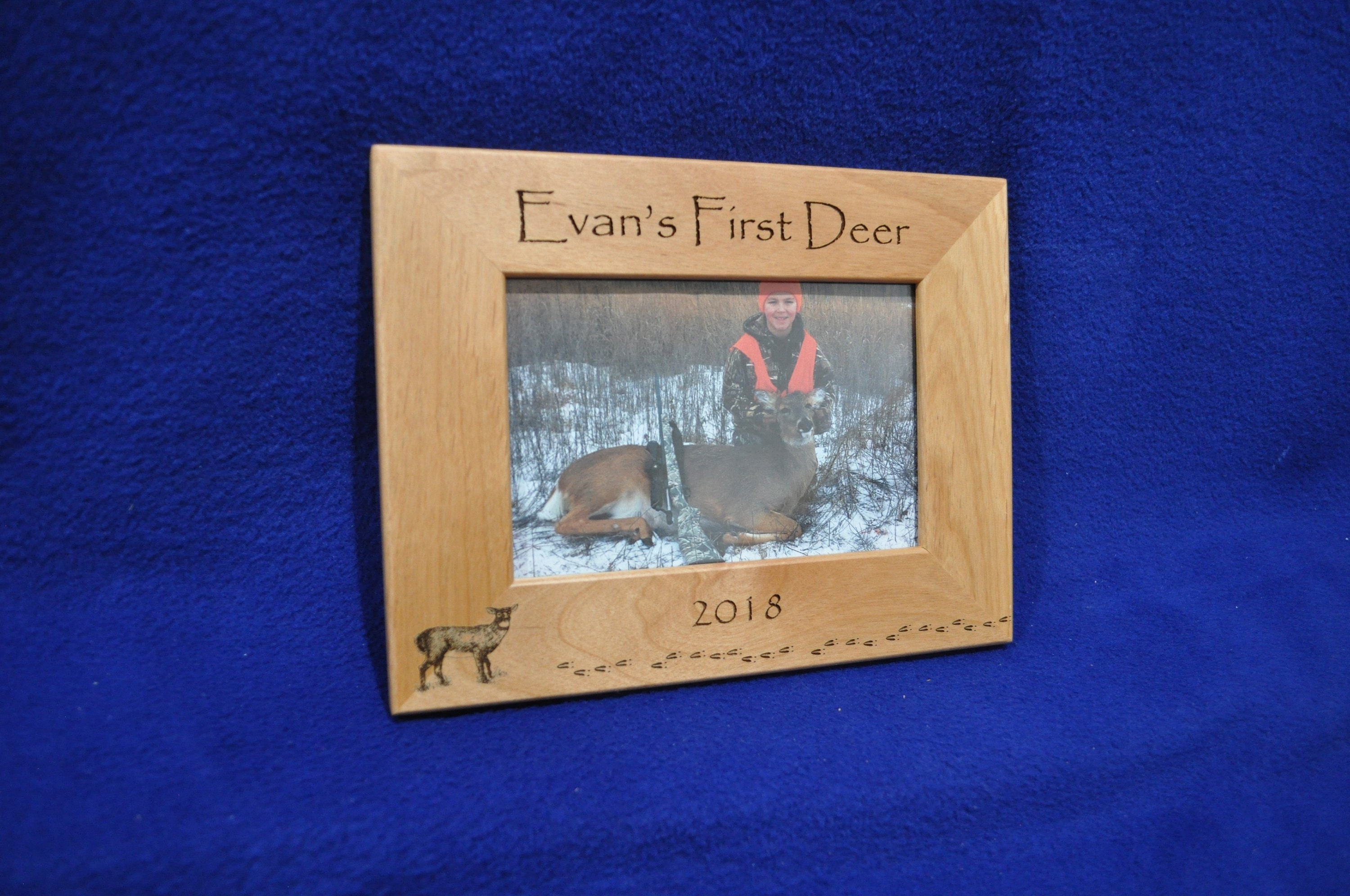 Hunting Frame Doe Frame Hunting Gift Engraved Hunting - Etsy España