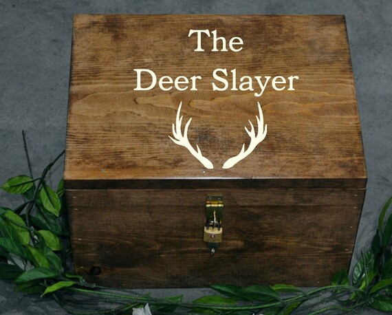 Deer Hunting Gift for Deer Hunter Box With Lock Lock Box - Etsy