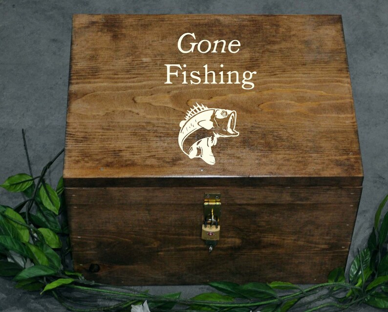 Fishing Gift for Men Box With Lock Lock Box Box for Hand - Etsy