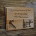 Hunting and Fishing Memorial Gift Sympathy Gift in Loving - Etsy