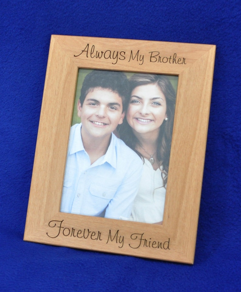 Gift for Brother Picture Frame Birthday Gift for Brother - Etsy