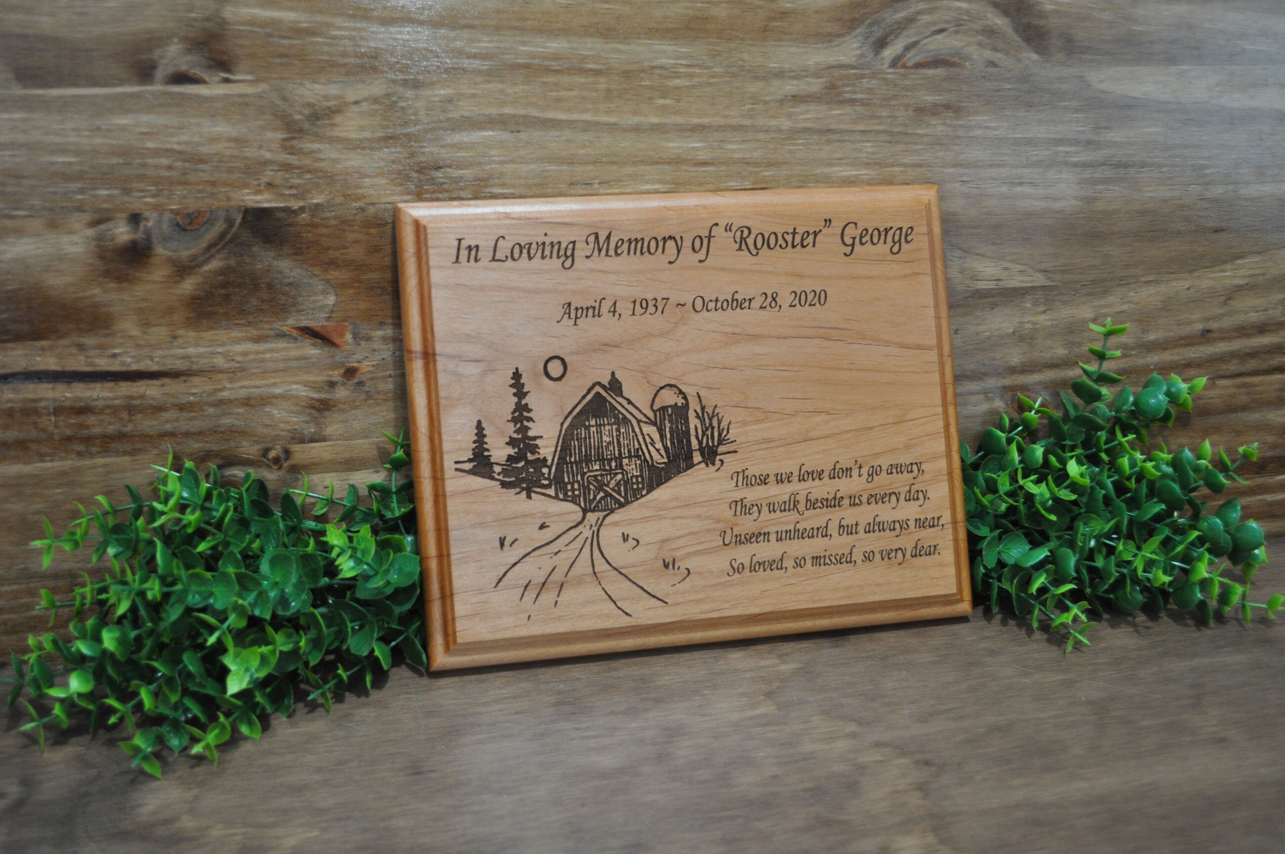 Sympathy Gifts, Memorial Gift, Farmer Memorial, in Loving Memory Of ...