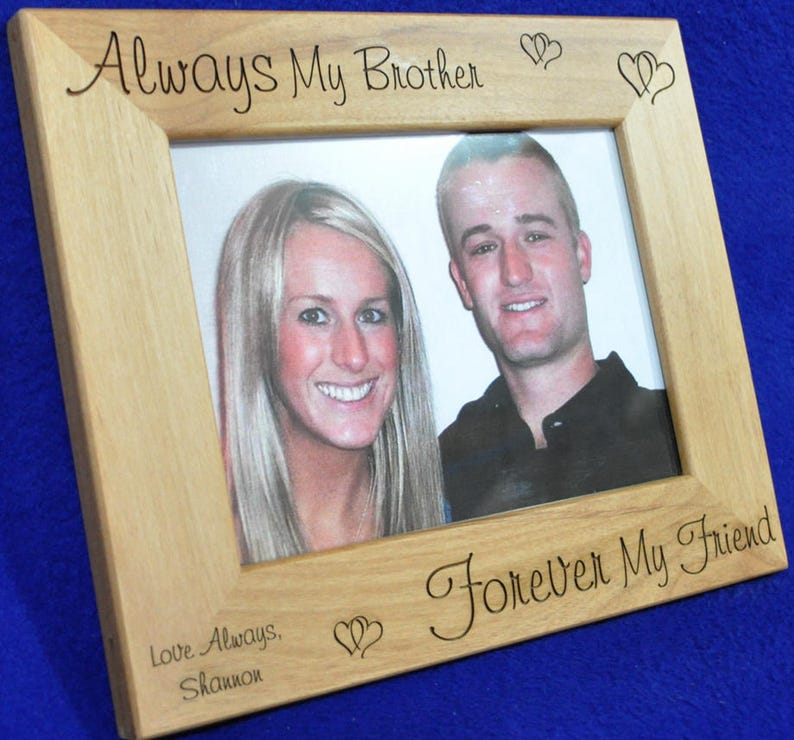 Gift for Brother ~ Picture Frame ~ Birthday Gift for Brother ~ Brother ...