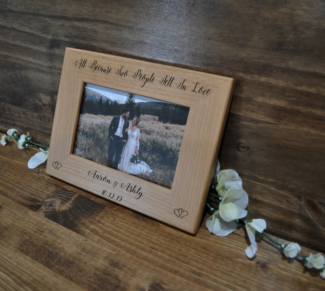 Gift for Couple, Bride and Groom Frame, Wedding Gift for Couple ...