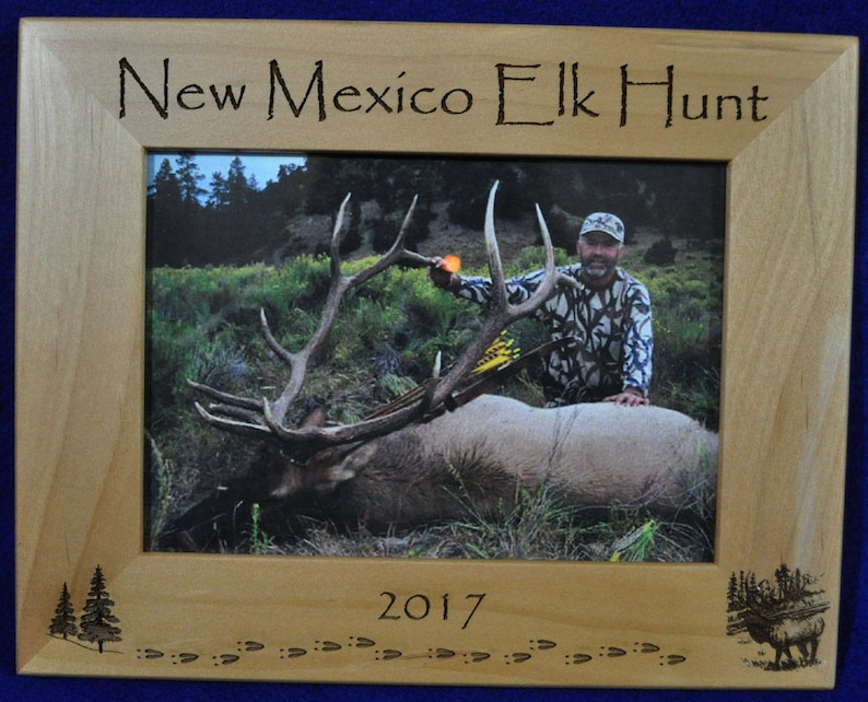 Elk Hunting. Hunting Frame. Hunting Gift. Gift for Hunter. Hunting ...