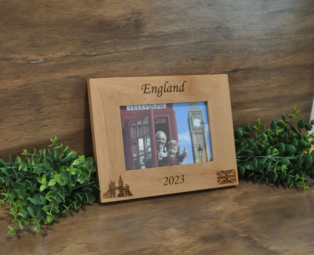 Vacation Frame, Trip Keepsake, Custom Picture Frame, Bucket List Trip ...