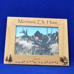 Hunting ~ Elk Hunting ~ Hunting Frame ~ Hunting Gift ~ Gift for Hunter ...