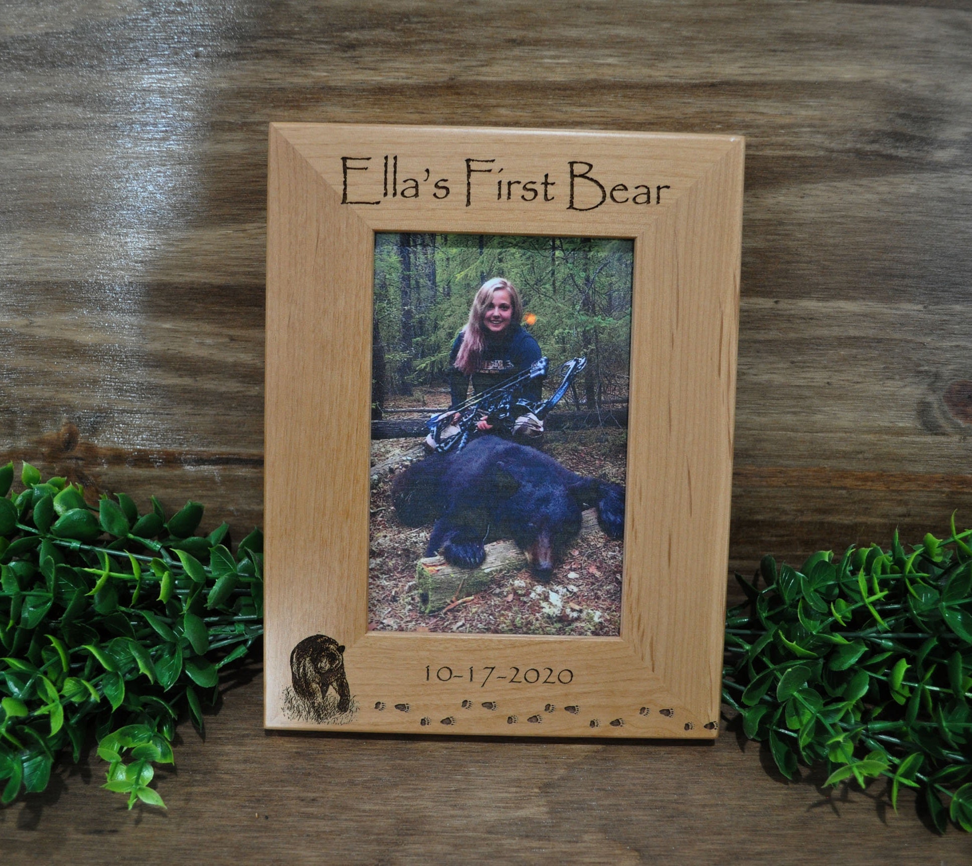 Bear Hunting Frame, Hunting Frames, Hunting Gift, Create Your Frame ...