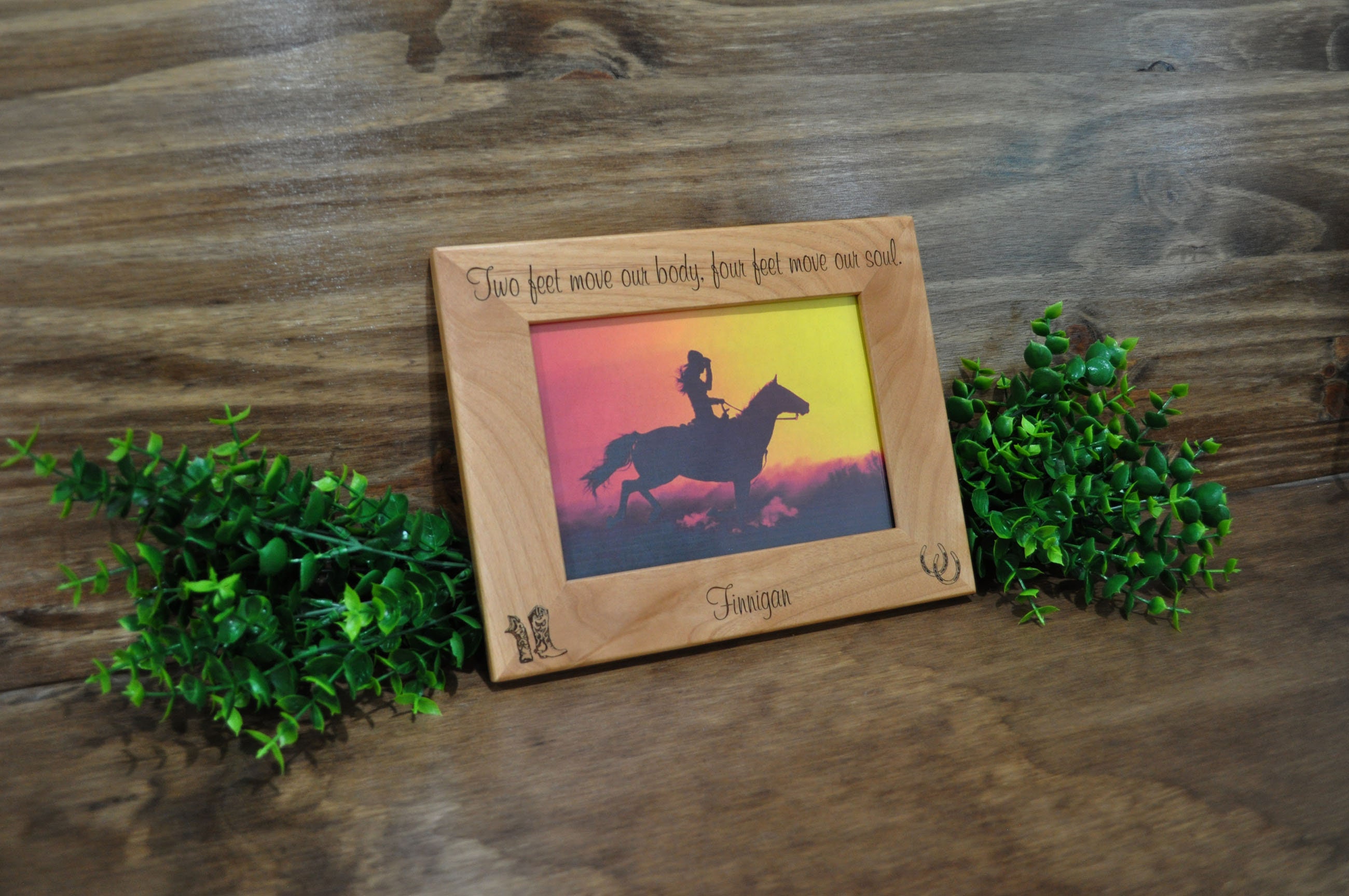 Horses Horse Frame Horse Custom Picture Frame Frame - Etsy