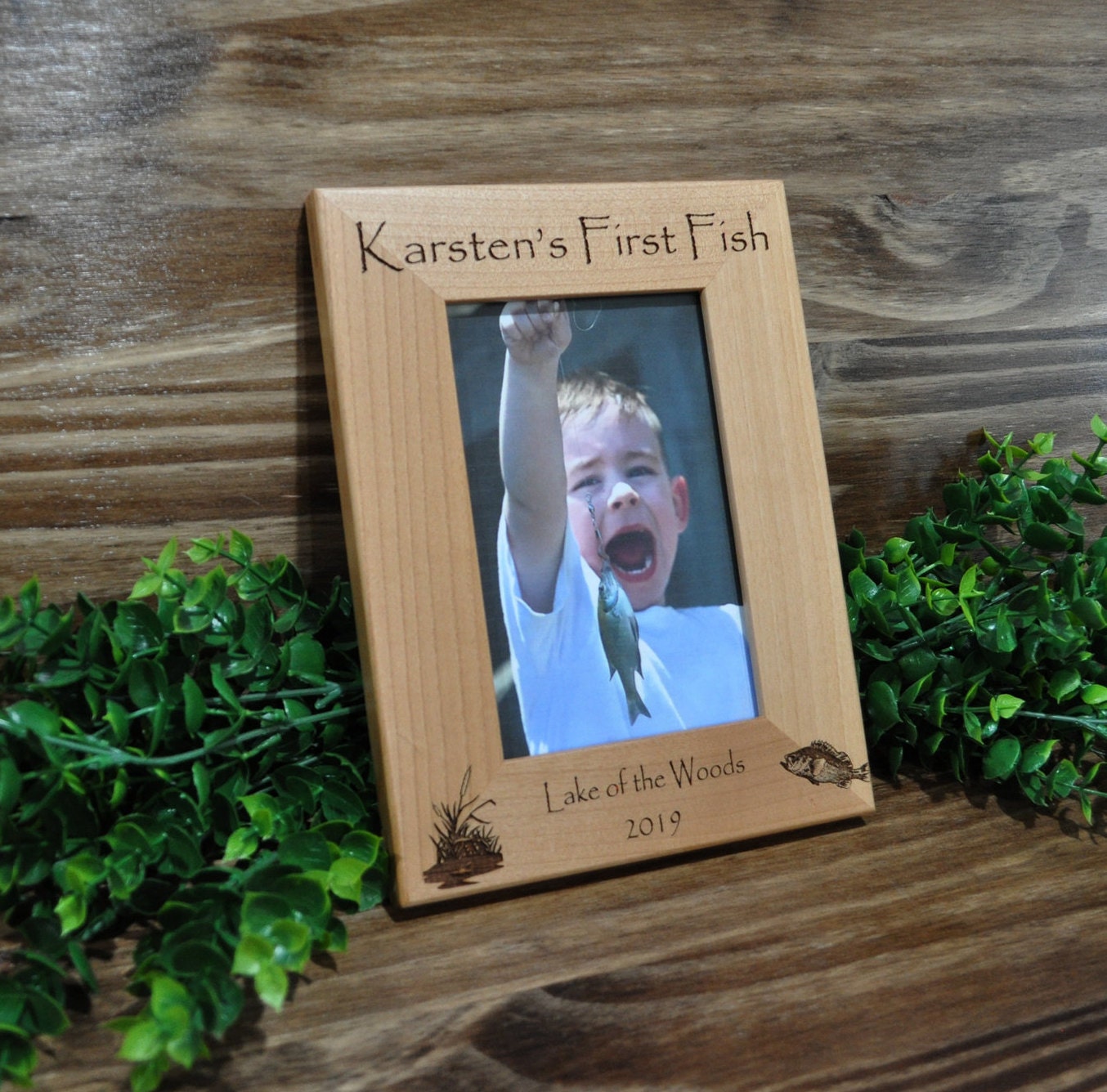 First Fish Fishing Child's 1st Fish Custom Fish Frame - Etsy