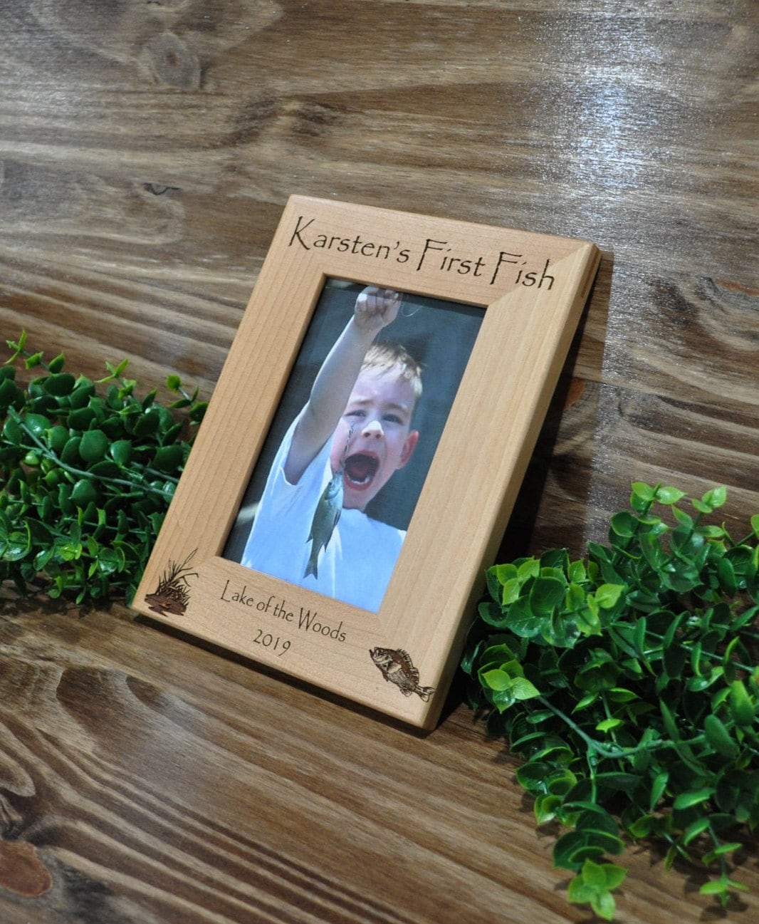 First Fish Fishing Child's 1st Fish Custom Fish Frame - Etsy
