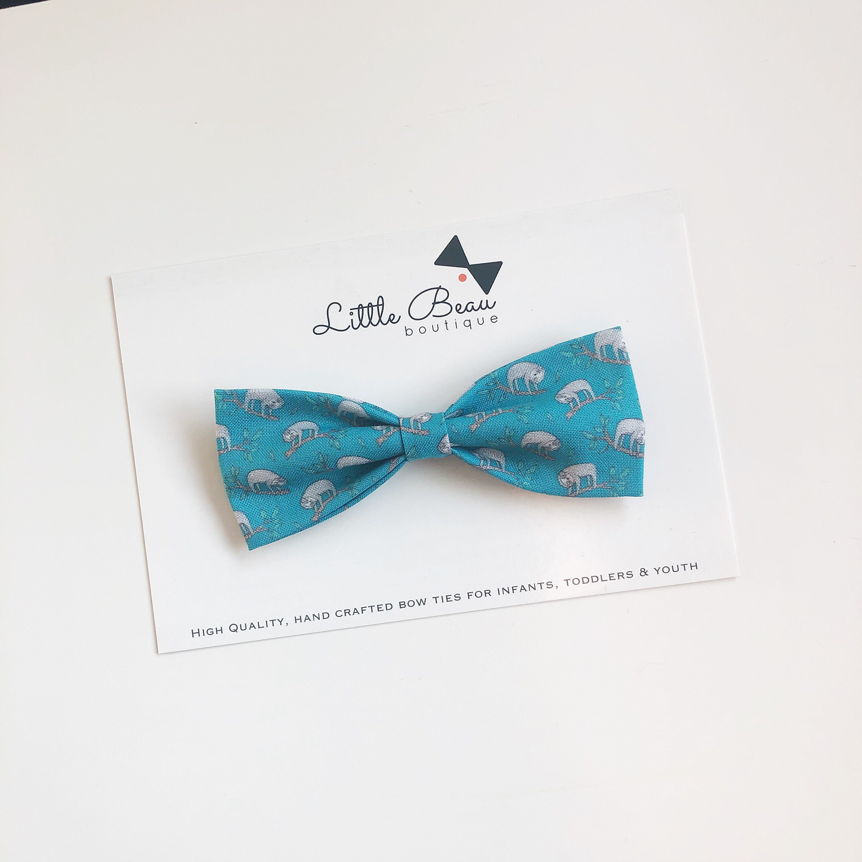 Sloth Bow Ties Animal Bow Ties Boys Bow Ties Toddler Bow - Etsy UK