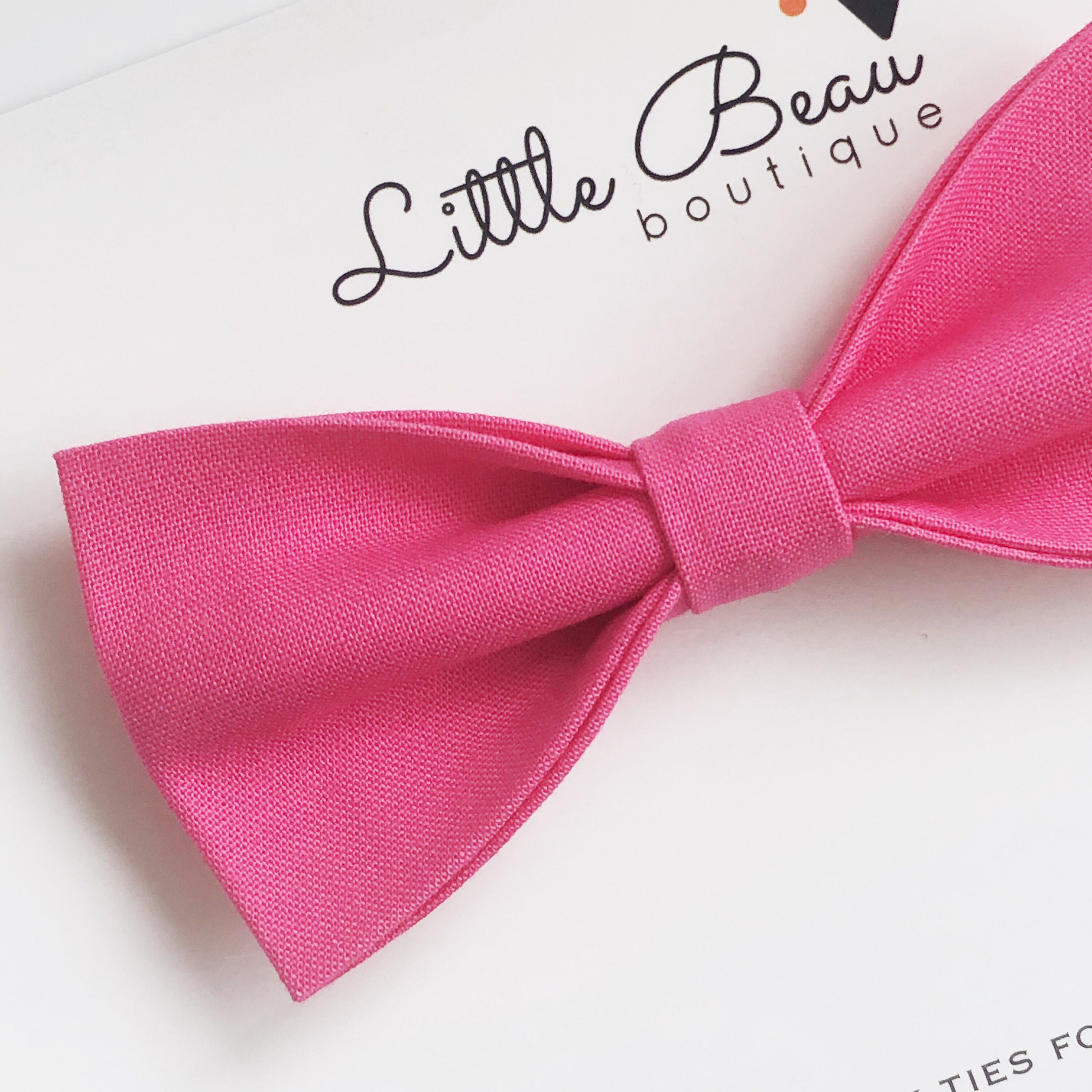 Pink / Fuchsia / Bright Pink Bow Tie. Adjustable Bow Tie, Boys Bow Tie ...