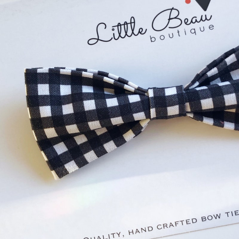 Navy Gingham Tie - Etsy